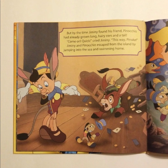 Disney | Toys | Pinocchio Book By Disney | Poshmark